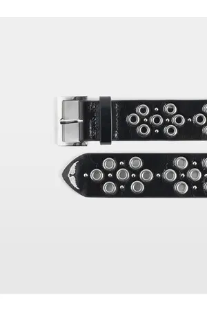 Zadig&Voltaire Starlight Eyelets Leather Belt