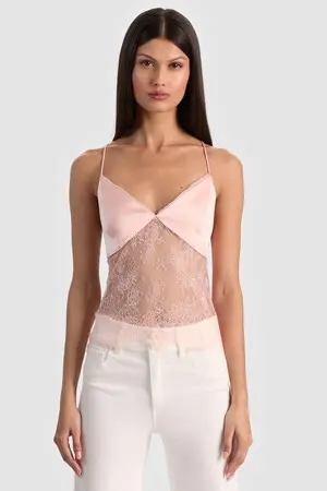 Alice + Olivia Julietta Lace Tank