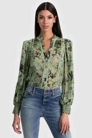 Alice + Olivia Balloon Sleeve Blouses