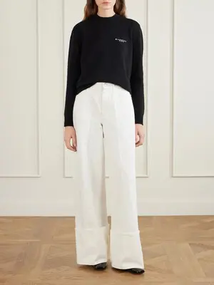 Givenchy Wide-leg Jeans - Neutrals