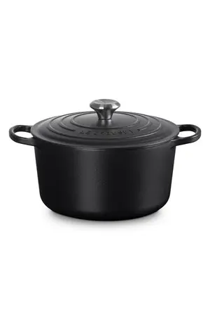 LE CREUSET Signature 6.5-quart Round Enamel Cast Iron Dutch Oven - Licorice