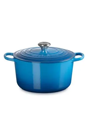 LE CREUSET Signature 6.5-quart Round Enamel Cast Iron Dutch Oven - Marseille