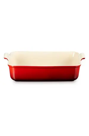 LE CREUSET Heritage Stoneware Deep Lasagna Dish - Cerise