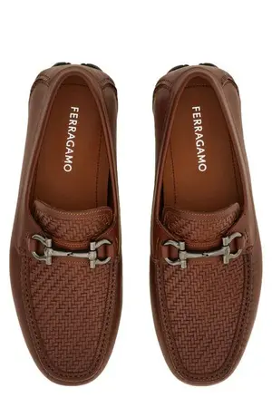 FERRAGAMO Parigi Bit Driving Shoe - Midbrown