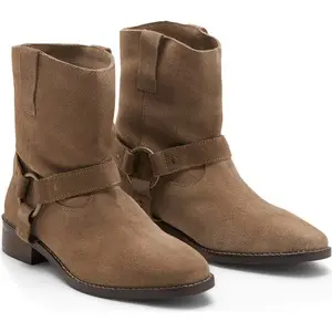 Mango Paneled Booties