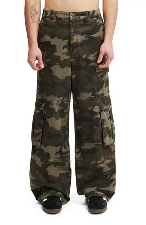 COTTON ON Super Baggy Cargo Pant - Camo