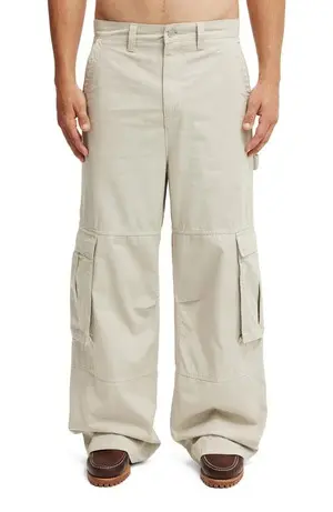 COTTON ON Super Baggy Cargo Pant - Stone