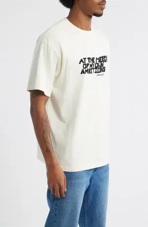 HONOR THE GIFT Ambitions Cotton Graphic T-shirt - White