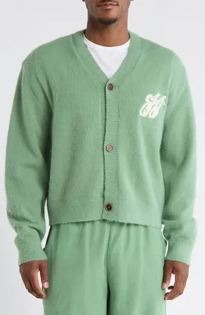 HONOR THE GIFT H Monogram Cardigan - Mint