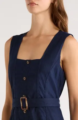 CECE DUPRAZ Belted Midi Dress