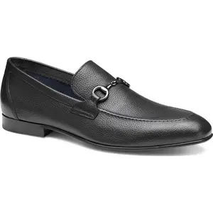 Johnston & Murphy Stacked Heel Loafers