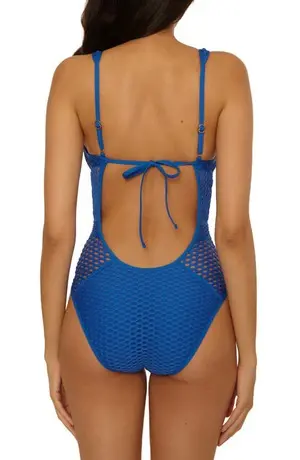 BECCA By Rebecca Virtue Castaway Plunge One-piece Swimsuit