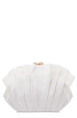 Nina Reef Clutch - Silver
