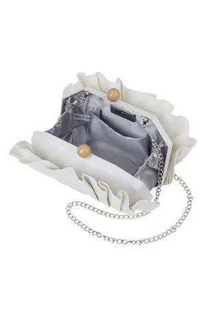 Nina Reef Clutch - Silver
