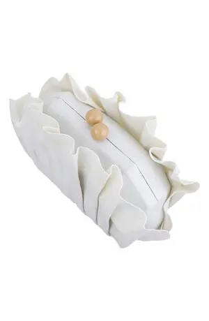 Nina Reef Clutch - Silver