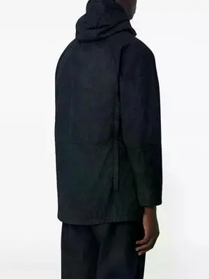 MOOS STUDIO Hooded Patch-pocket Jacket