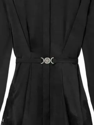 Versace Lace-trim Belted Dress