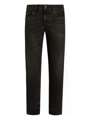 Dolce & Gabbana Black Wash Jeans For Men