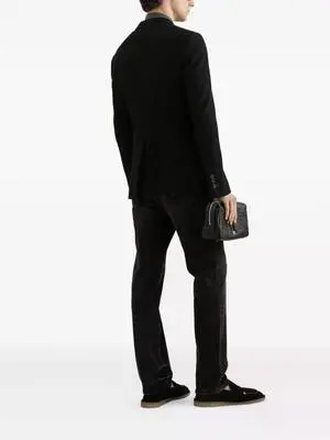 Dolce & Gabbana Logo-patch Jeans - Black