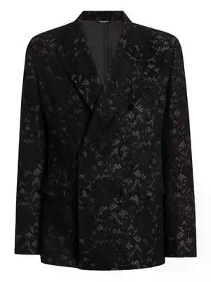 Dolce & Gabbana Double-breasted Lace Blazer
