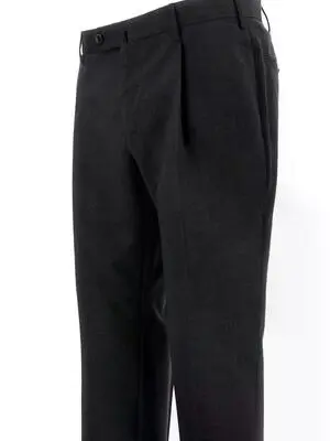 PT TORINO Front-pleats Tailored Trousers - Grey