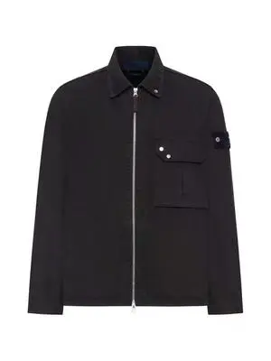 Stone Island Flap-pocket Zip-up Shirt