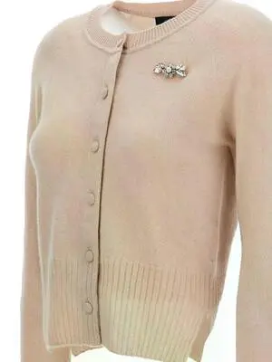 Simone Rocha Crystal Cropped Cardigan