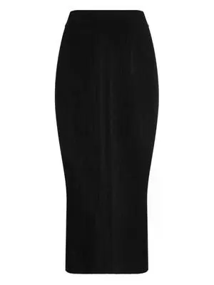 Dolce & Gabbana Ribbed Knit Midi Skirt