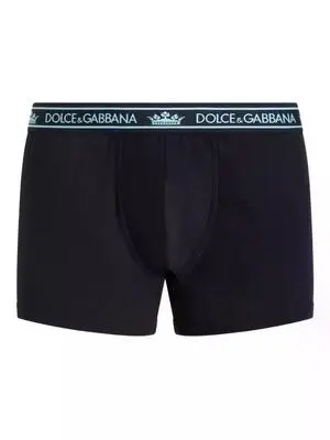 Dolce & Gabbana Logo-waistband Boxers - Black