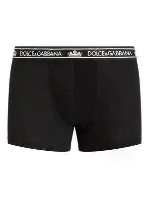 Dolce & Gabbana Logo-waistband Boxers - Black