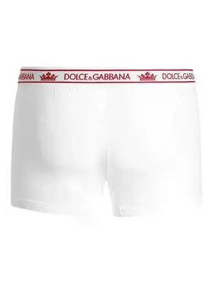 Dolce & Gabbana Logo-waistband Boxers - Black