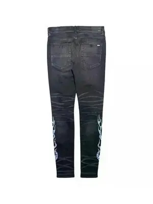 Amiri Flame-patch Jeans