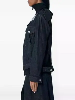 Yohji Yamamoto Contrast-panel Denim Jacket