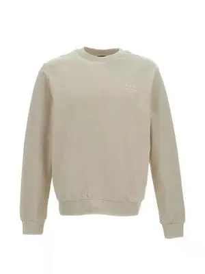A.p.c. Logo-embroidered Sweatshirt - Neutrals