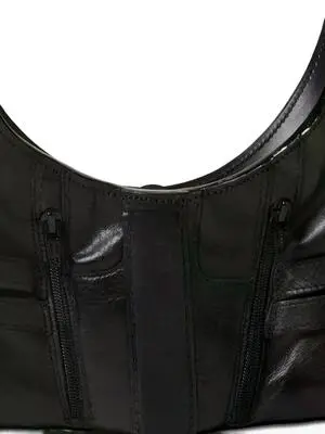 EDEN TAN Buckle-detail Leather Tote Bag
