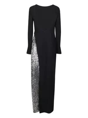 Givenchy Sequin Long-sleeve Maxi Dress