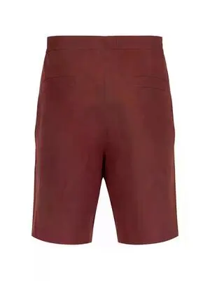 Zegna Linen Chino Shorts - Red