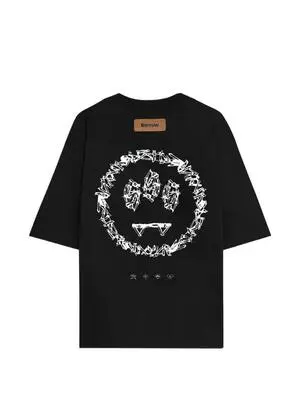 BARROW Graphic Crew-neck T-shirt - Black