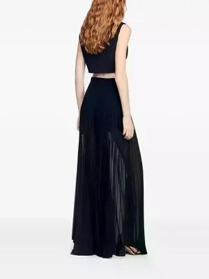 Sandro Pleated Palazzo Pants