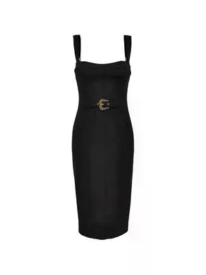 Versace Buckle-detail Dress - Black