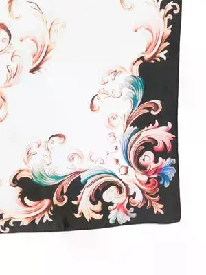 Versace Floral-print Scarf