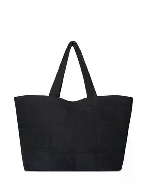 Nanushka Quilted Geometric Tote Bag