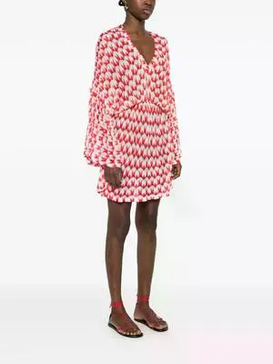Missoni V-neck Patterned Beach Dress
