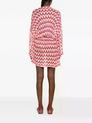 Missoni V-neck Patterned Beach Dress