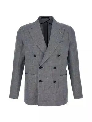 Tagliatore Montecarlo Single-breasted Blazer - Grey