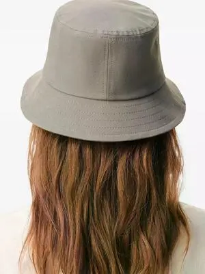 AMI Paris De Coeur Embroidered Bucket Hat - Grey