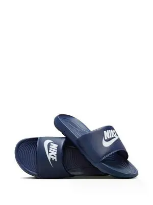 Nike Victory One Logo Slides - Blue