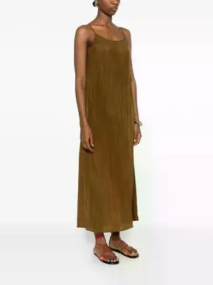 UMA WANG Mud Jersey Anaya Maxi Dress