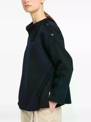 YVES SALOMON Asymmetric-neck Sweater