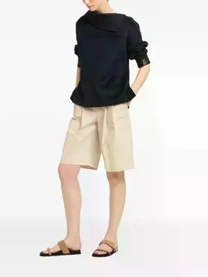 YVES SALOMON Asymmetric-neck Sweater